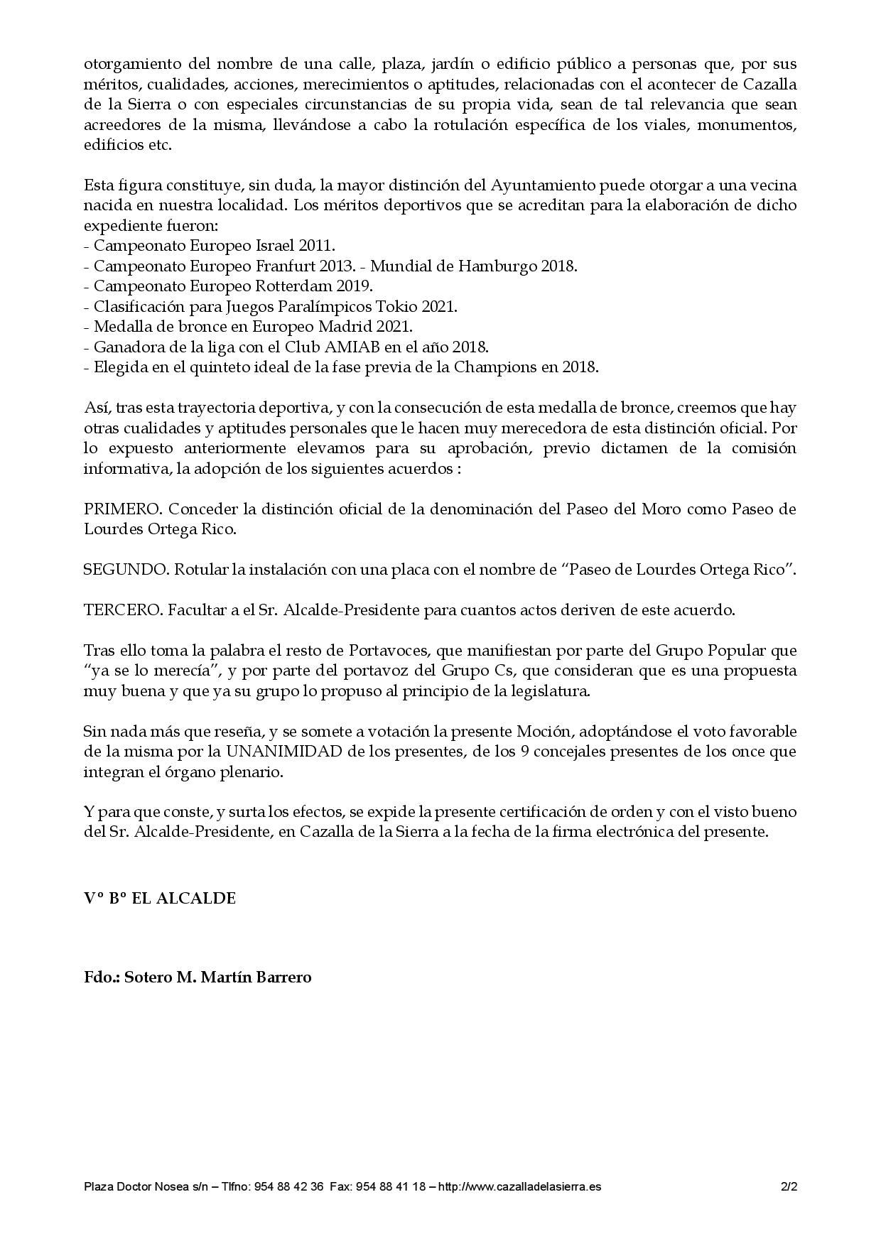 Orden de elontril — entrega al día siguiente